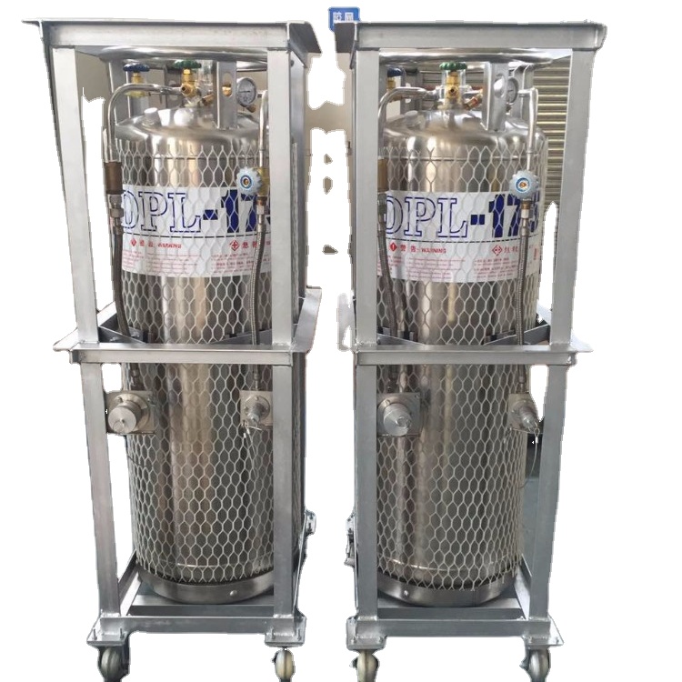 175l 14bar High Pressure Cryogenic Dewar Flask Liquid Oxygen Dura ...