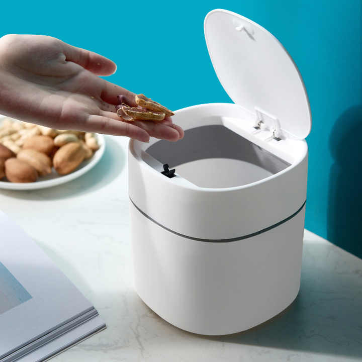 DS4528 Countertop Garbage Bin Small Table Top Plastic Waste Basket ...