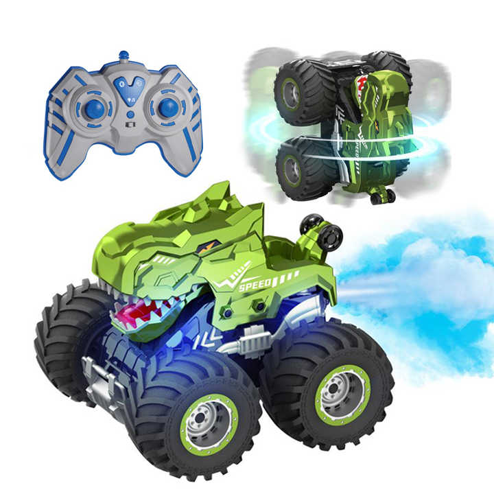 Mechanical Dinosaur Mist Spray Luxury Electric Remote Control Rc Car ...