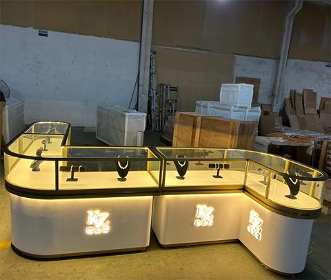 Custom Laptop Retail Display Table for Modern Shopping Environments ...