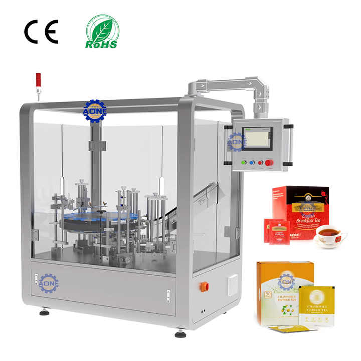 Vertical Turntable Cartoning Packing Machine Multifunction Carton Box ...