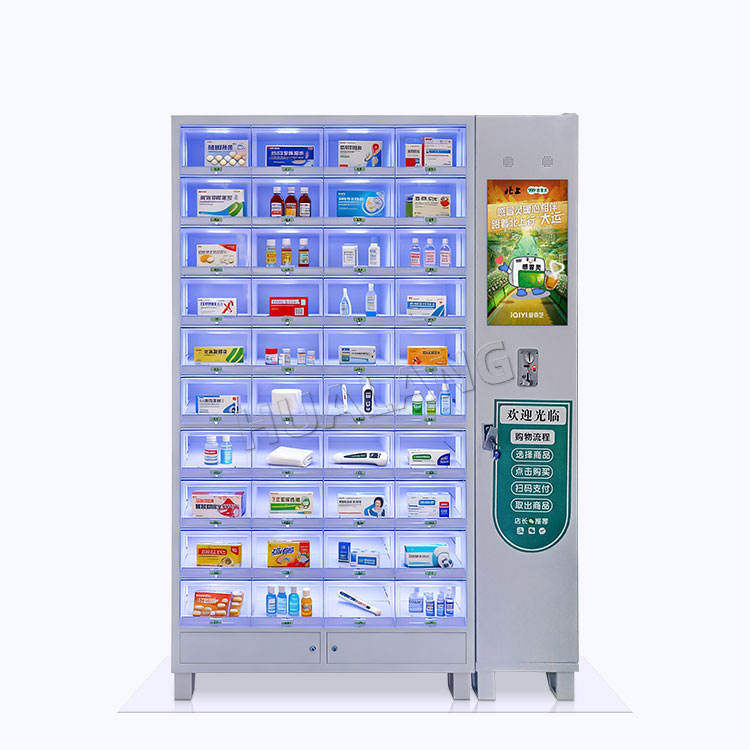 Remote Monitoring 40 Cells Touch Screen Locker Vending Machine Smart ...