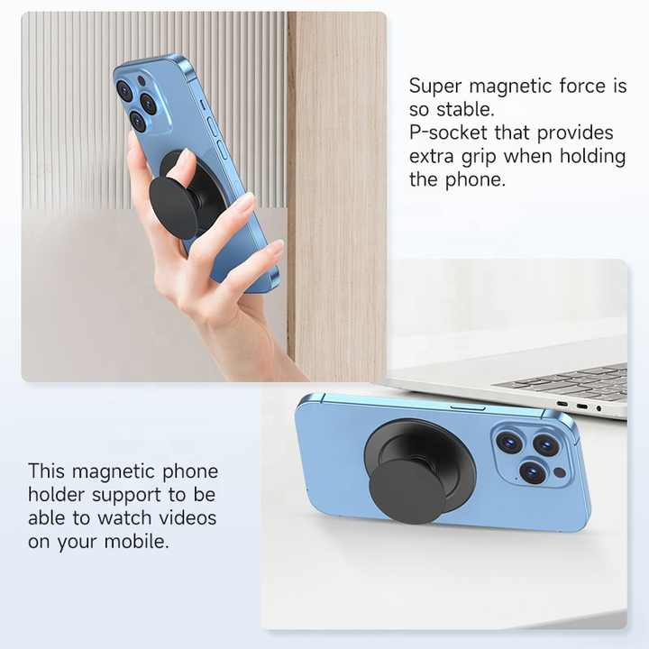Promotional Gifts Magnetic Griptok up Socket Magnetic Phone Grip Holder ...