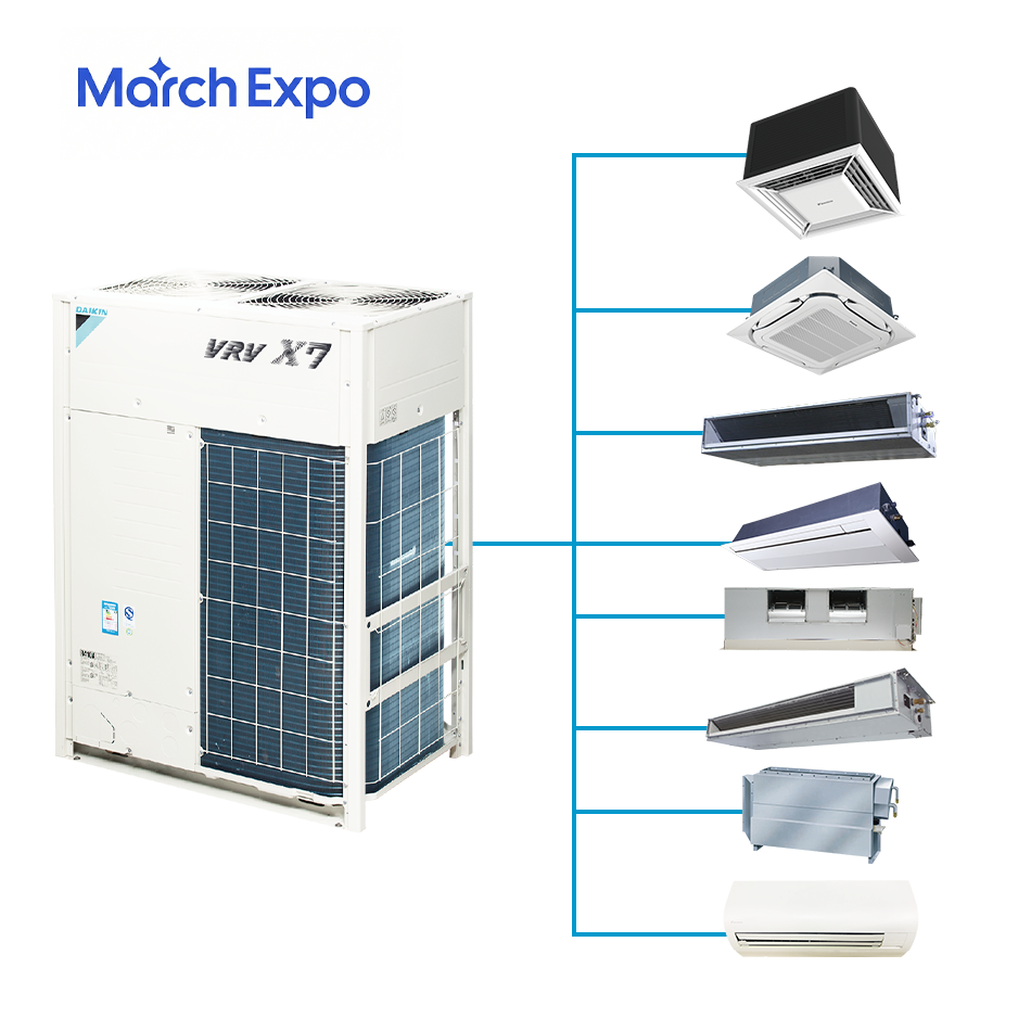 Daikin VRF VRV X7 Single Module Air Conditioner 210000BTU for Villa ...