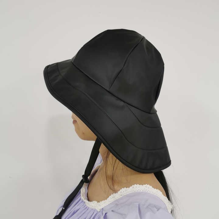 High Quality Waterproof PU Rain Hats Sou'wester Rain Fisherman Hat ...