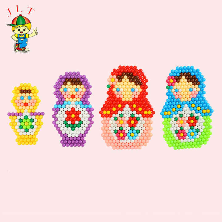 New 3D Puzzle DIY Learning Toy Water Spray Sticky Bead Hama Beads 5mm ...