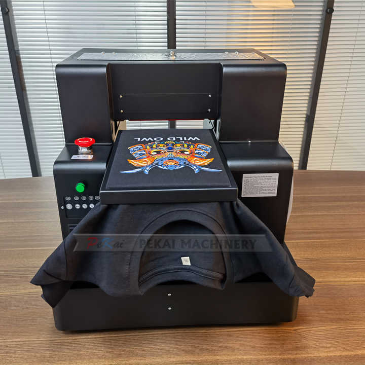 Automatic DTG Garment T-Shirt Printer - 6 Colors Direct Printing