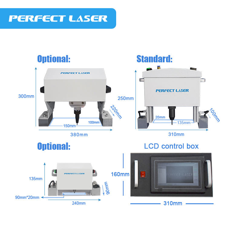 Perfect Laser- Durable LCD Control Hand Held Portable Metal Dot Peen ...