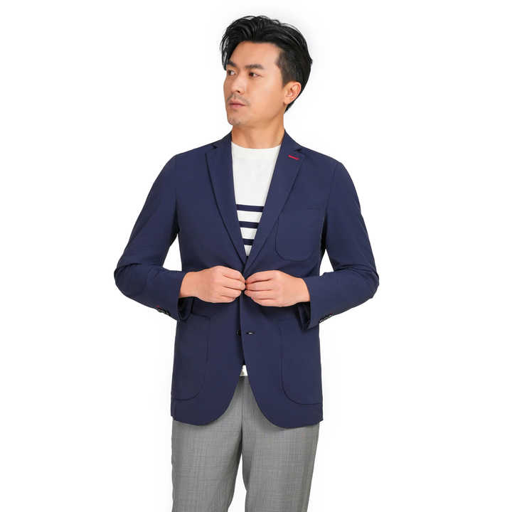 MTM Suits Light Grey Men's Sport Casual Suit With Anti-Wrinkle Blazer ...