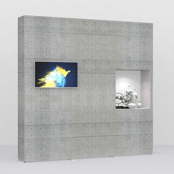 10ft Portable Pop up Display Backdrop Wall for Exhibitions