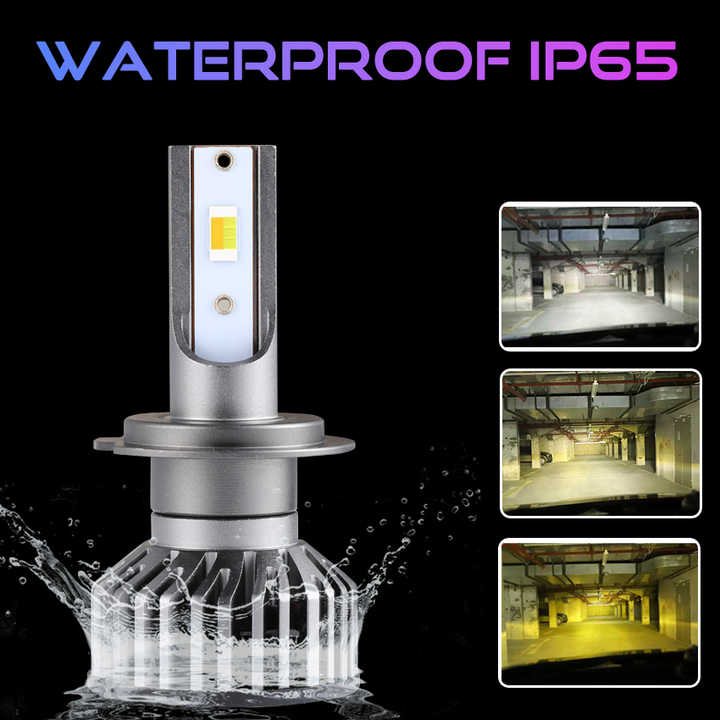 X-7SEVEN Triple Color Car Lamp 12V Auto Light Kit Luz Focos Luces ...