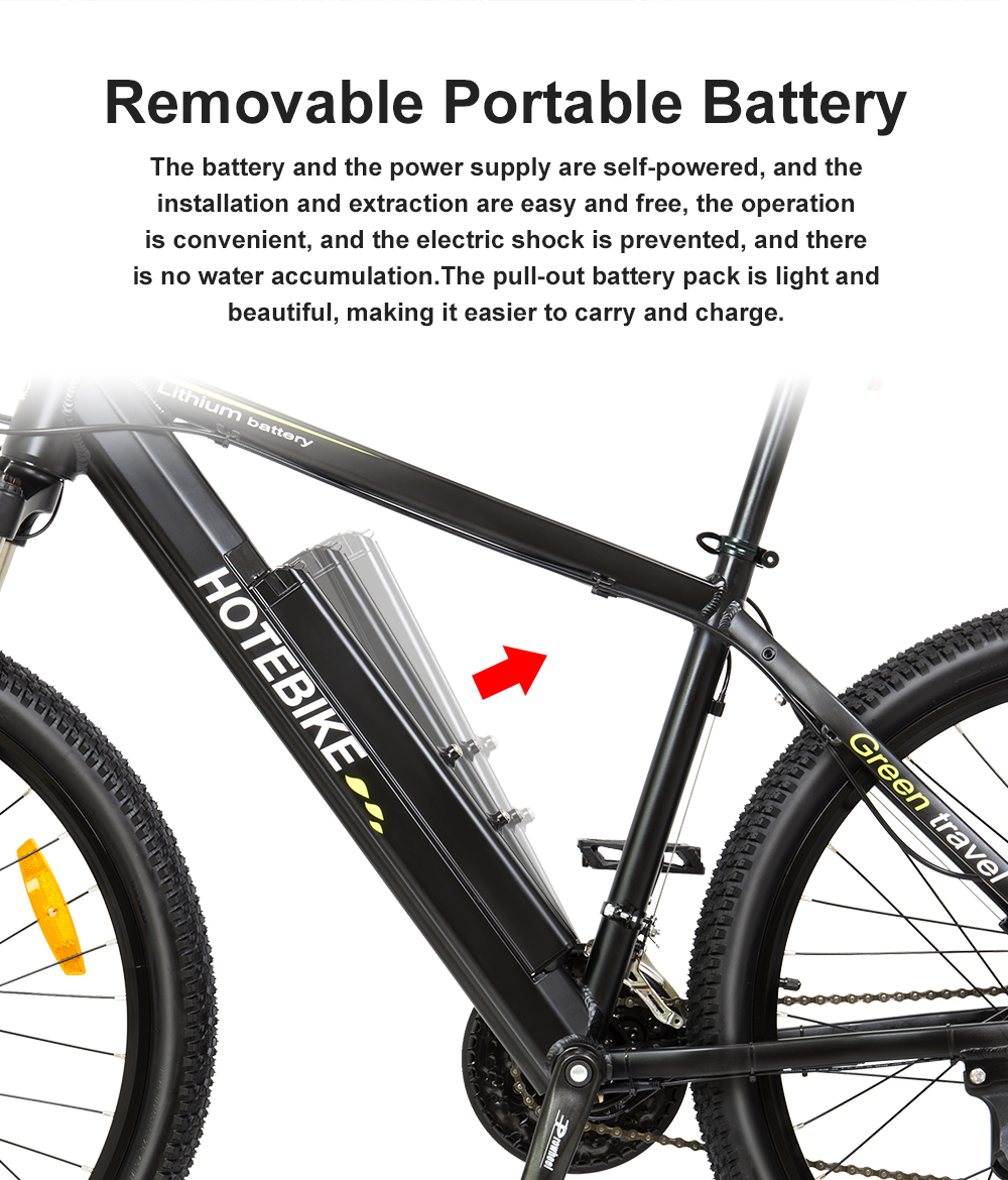 New 2022 Hot Sell Black with"Hotebike"logo E-Bike - ALSUPERSALES