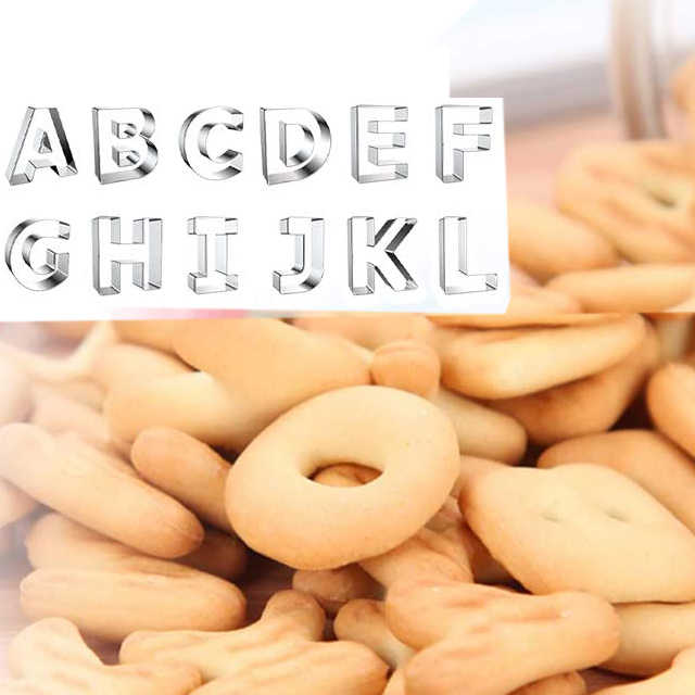 Hot Sale Stainless Steel Arabic Alphabet Cookie Cutter Set 12pcs ...