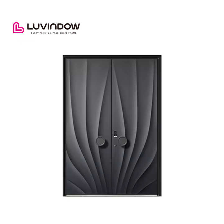Luxury Custom Modern Large Main Entry Doors - Sound Insulated