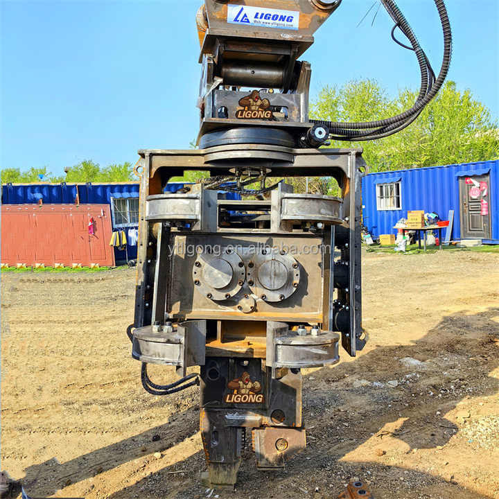 SK260 Vibro Hammer Sheet Pile - Hydraulic Vibro Hammer Machine - for ...