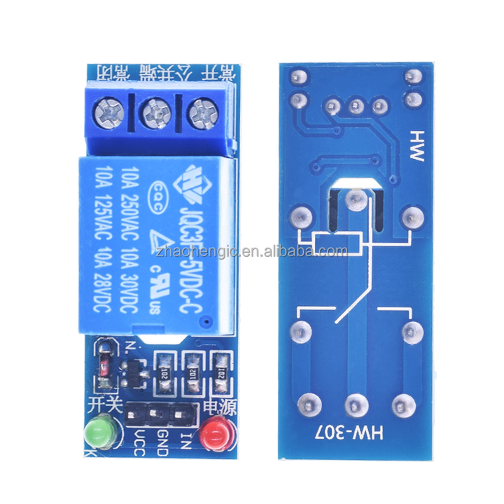 1-Channel 5V/12V Relay Module for Arduino Time Relay DIY Kit Low Level ...