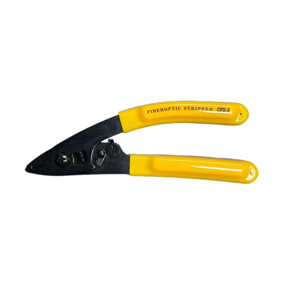 HI LINK CFS-3 Yellow Plastic Handle Fiber Optic Stripper for FTTH Drop ...