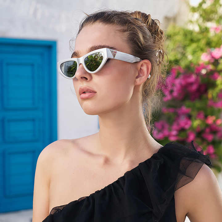 Partagas 2023 Fashion Fancy Y2K Cat Eyes UV400 Protection Unisex Sun Glasses Shades Sunglasses ...