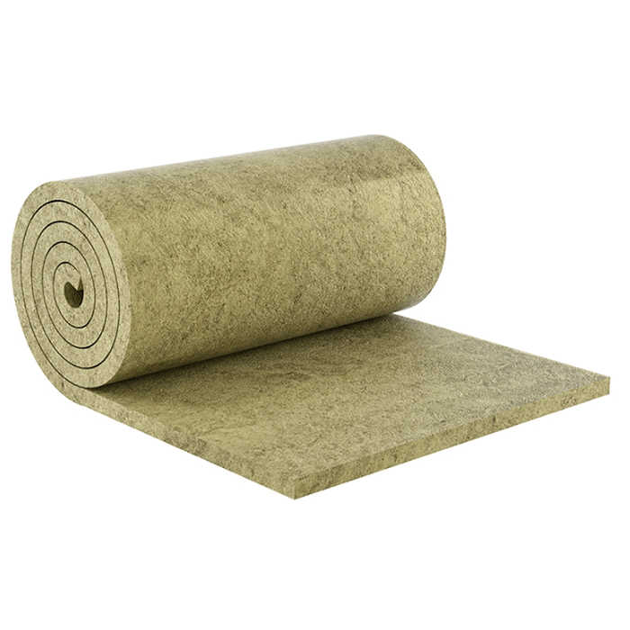 130kg/m3 Thermal Insulation for Rockwool Rolls Square Heat Insulation ...
