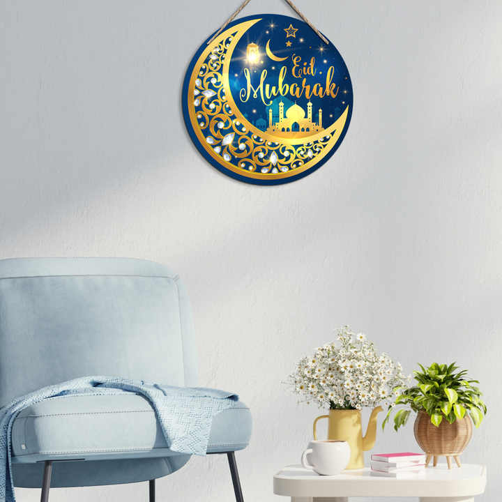 Hot Selling Muslim Wooden Wall Decoration with Ramadan Wall Hanging and ...