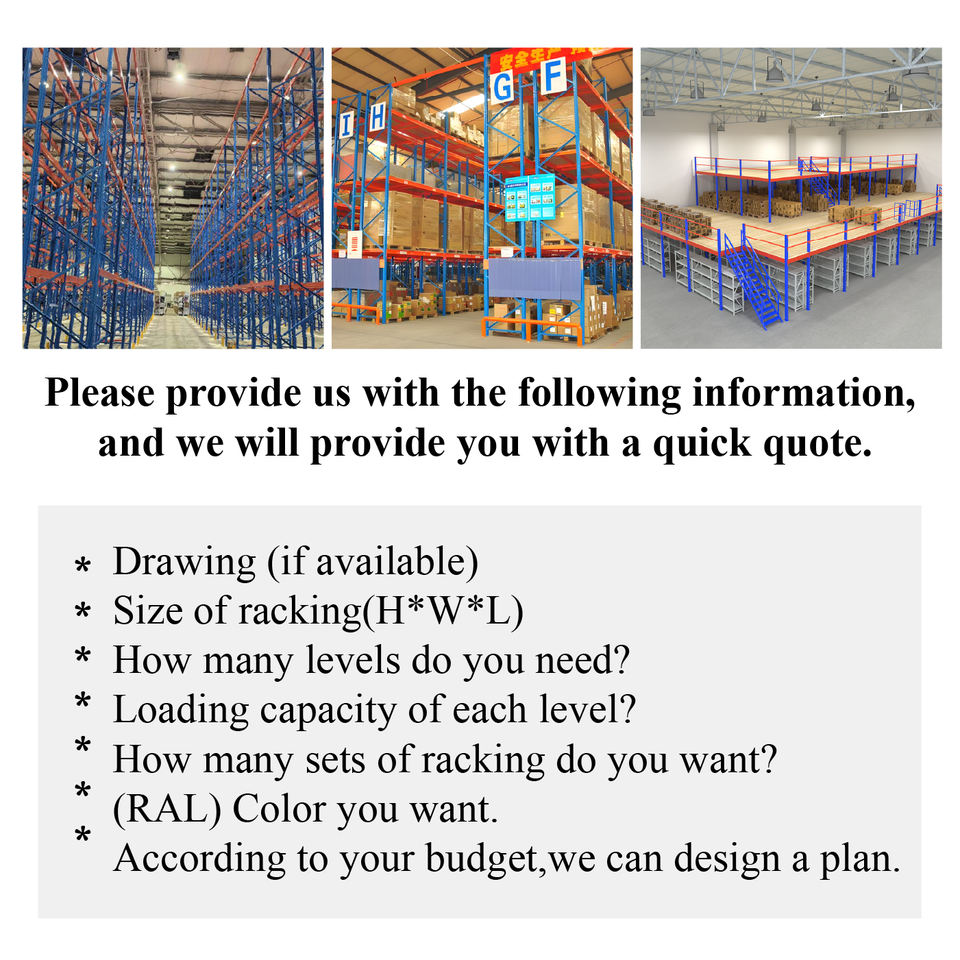 Heavy Duty Selective Pallet Rack Powder Coated Steel Warehouse Storage ...