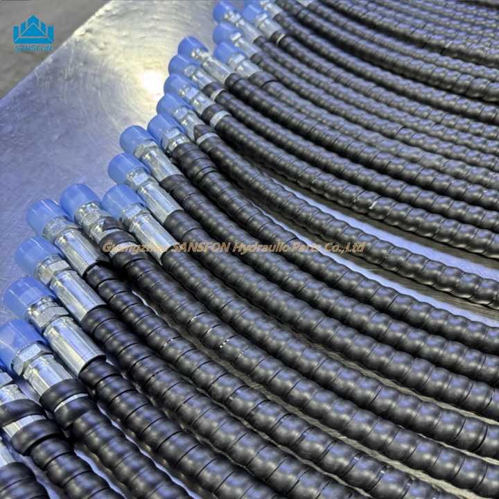 Hydraulic Hose Adapter High Pressure Rubber Hose Assembly Reusable Hose ...