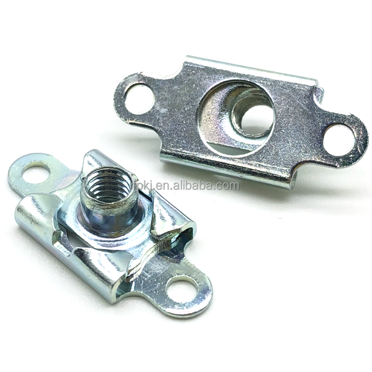 Custom M4 Two Lug Floating Anchor Nut - Zinc Plated Aviation Fasteners ...