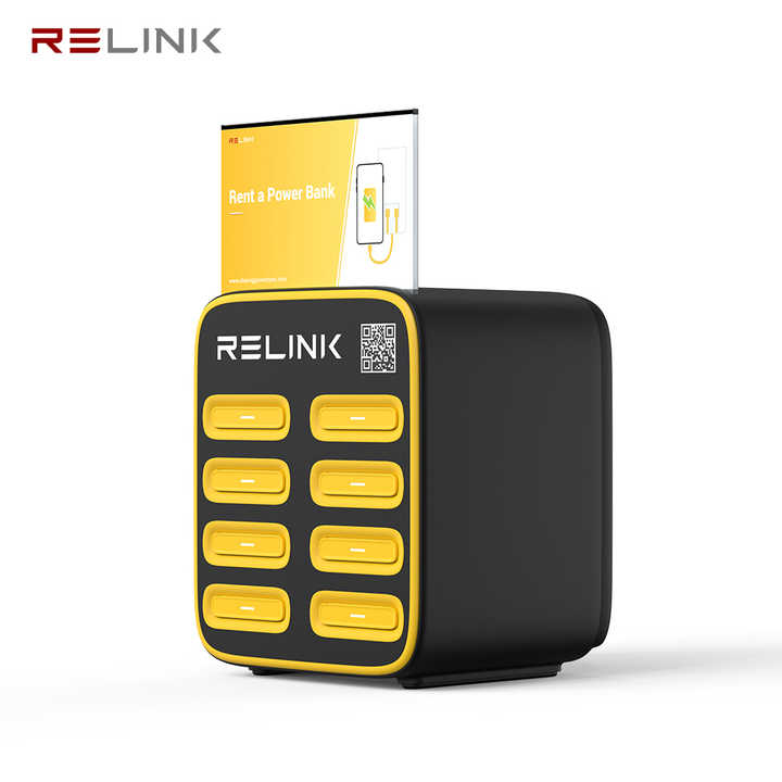 Power Bank Kiosk 8 Slots - Efficient Power Sharing