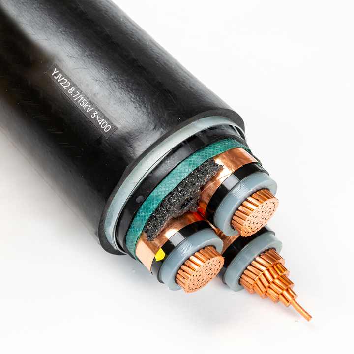 3 Core Armoured Cable LV Mv Power Cable with Copper Conductor PVC/XLPE Insulation Swa Armoured ...