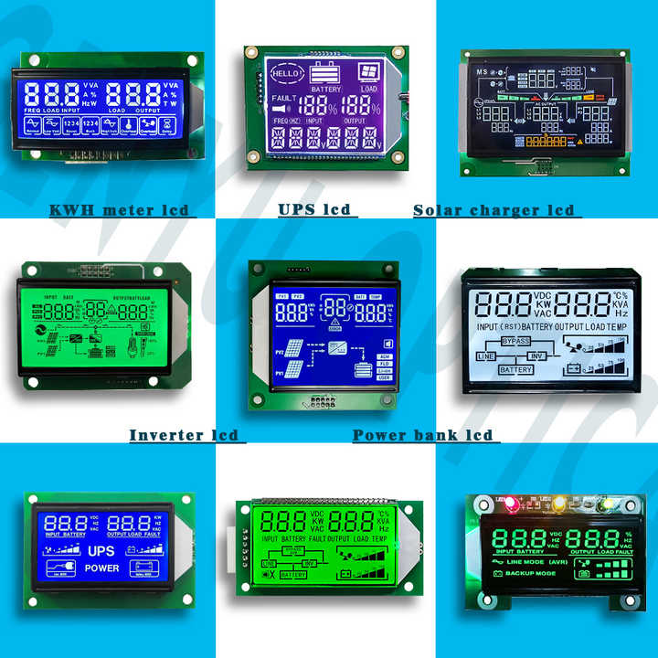 Customized 7 Segment LCD Display - Fstn Monochrome 128x64