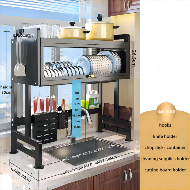 High Efficiency Dish Rack - Durable & Versatile Storage