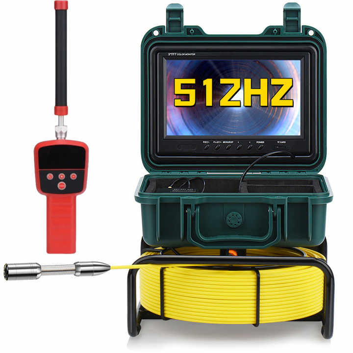 50M Pipe Inspection Camera - SYANSPAN CCTV Sewer Drain Camera