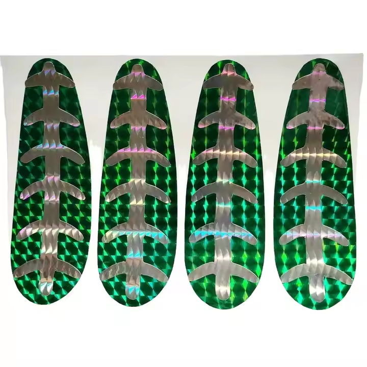 Fish Scales Tape Luminous Sticker Fish Scales Crafts DIY Flash Lure ...