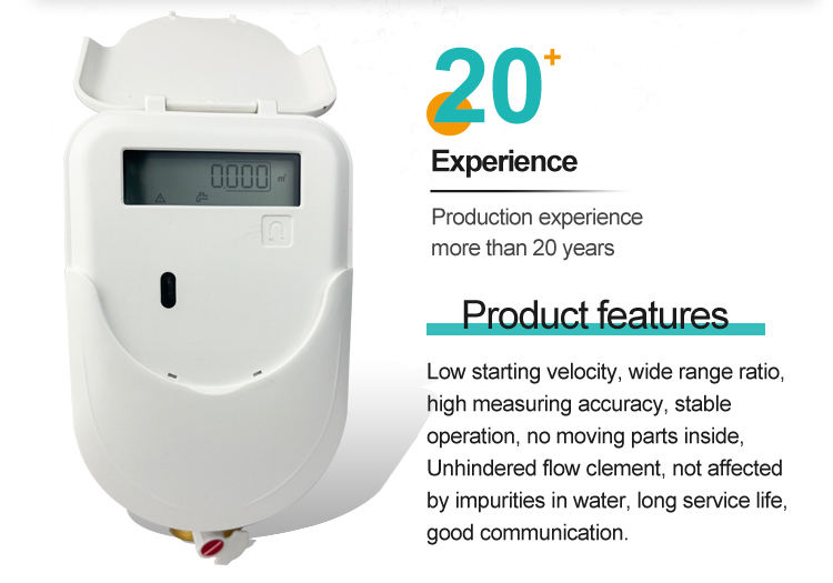 Lorawan intelligent ultrasonic water meter software dn15 with valve ...