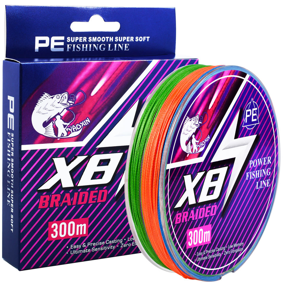 Wholesale 300M Floating Line Multicolor Braided Fishing Line Wear ...