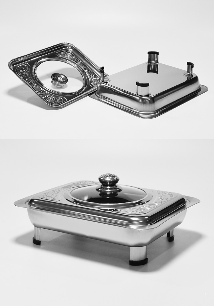 Commercial Stainless Steel Service Dish Buffet Food Warm Chafing Dish ...