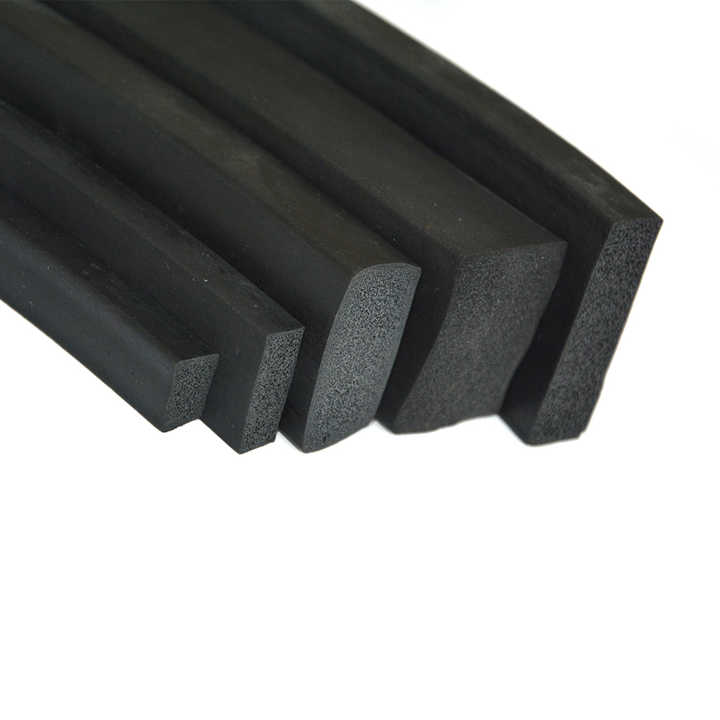 Foam Rubber Seal EPDM Sponge Strip Closed Cell Rubber Extrusion Profile ...