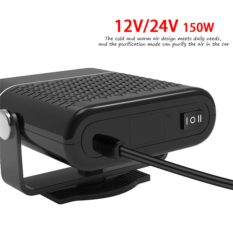 1000W 12V/24V Portable Car Heater Electric Fan Dryer Windshield ...