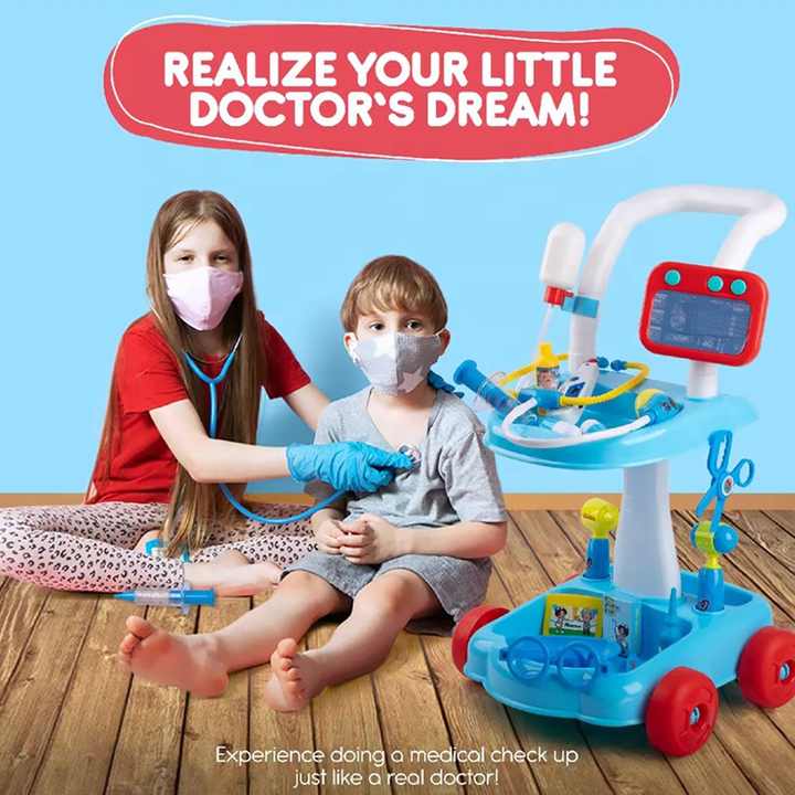 Samtoy Dress up Stethoscope Toy Cover Medical Equipment Set