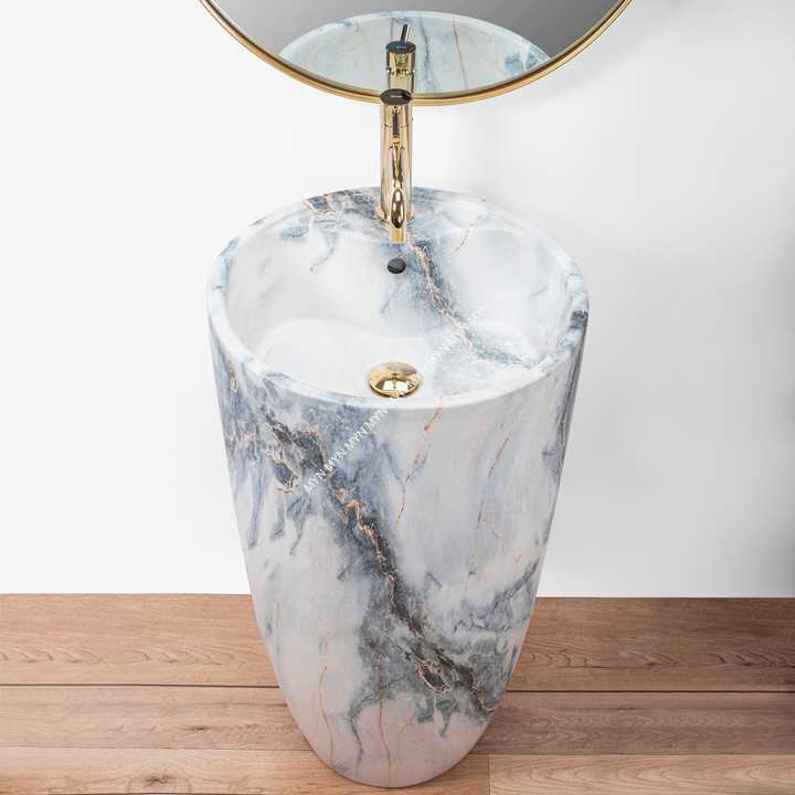 Marble Hand Wash Basin - Stylish & Durable Solution