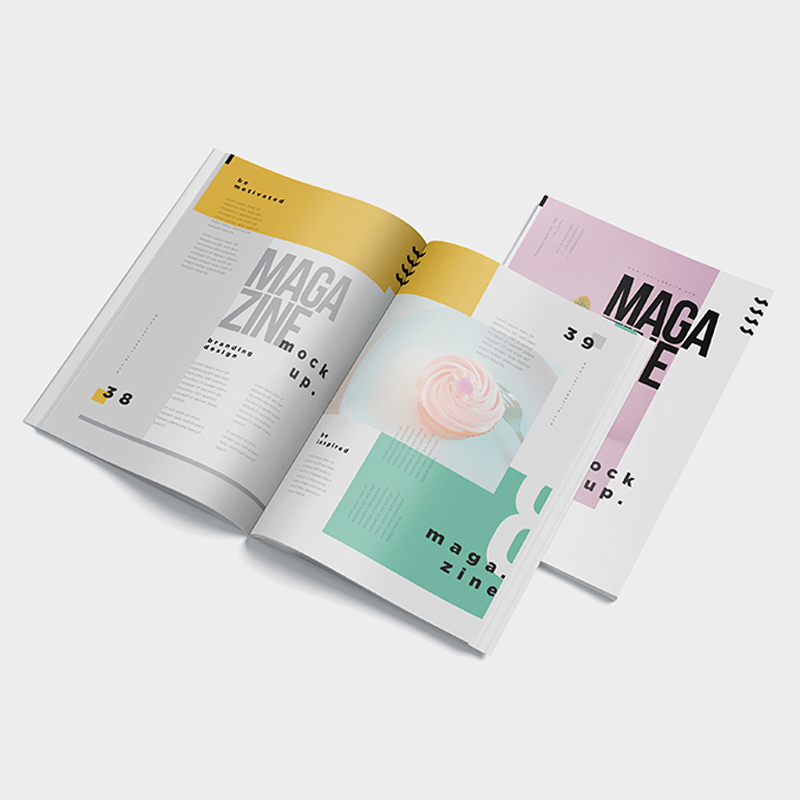 Custom Saddle Stitch Brochure Printing Corporate Promotional Booklet ...