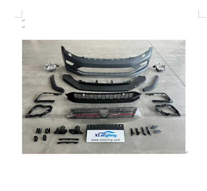 Car Body Kit Conversion Facelift Front Bumper with Grille for VW ...