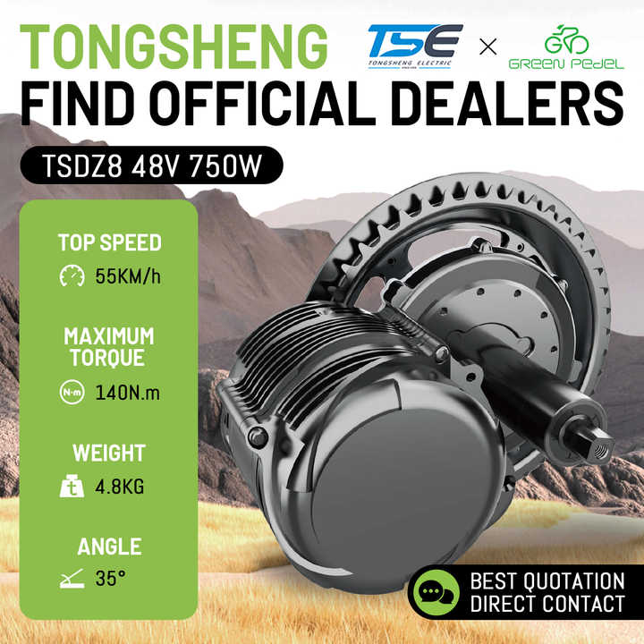GreenPedel 2025 New Materials TONGSHENG TSDZ8 750W Hot Sale Wholesale ...