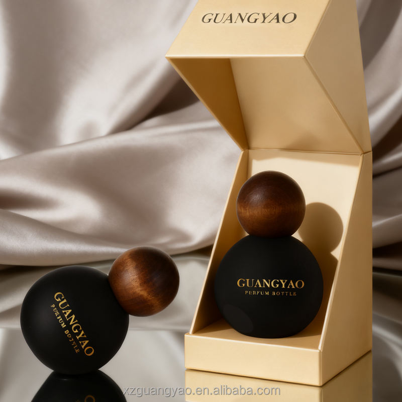 Factory Patent OEM 50ml Creative Spherical Glass Perfume Bottle Women's ...