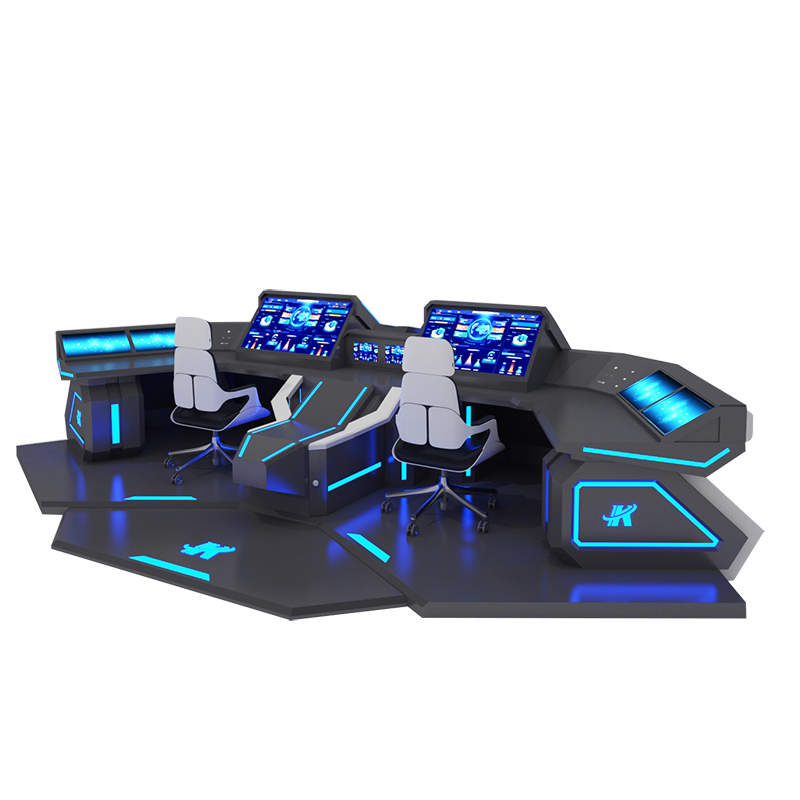 Control Room Console Desk - Custom Modern Design with Adjustable Features