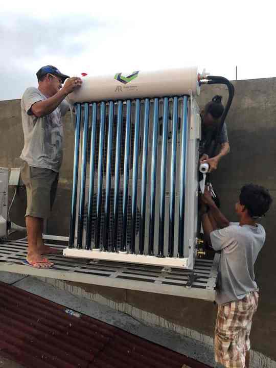 24000btu/3hp Vacuum Tube Solar AC - Efficient Home Cooling