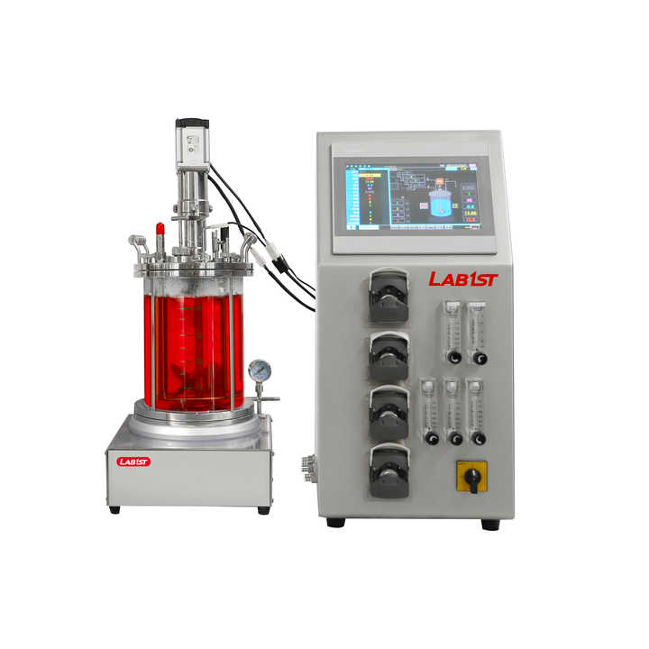 OEM benchtop bioreactor 5l mycellium cells plant sten cell culture 1L ...