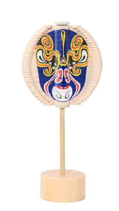Wooden Rotating Change Face Relieve the Pressure Creative Decompression ...