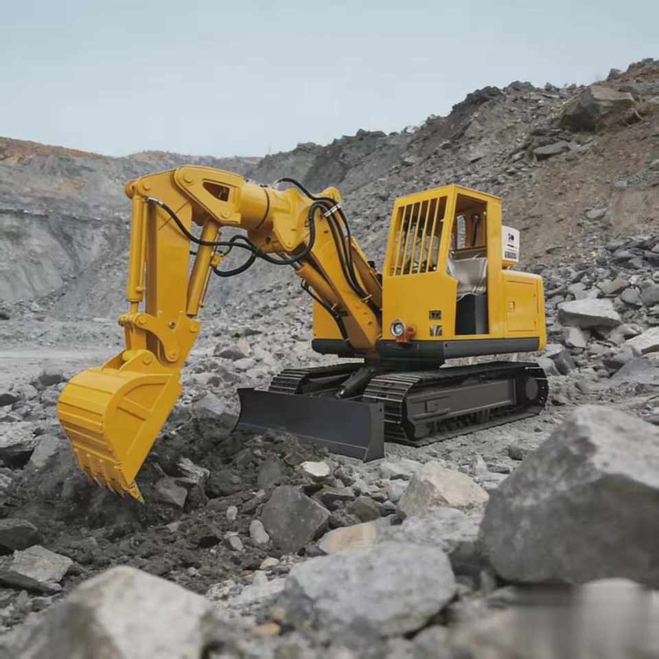 Customized Electric Mining Excavator Equipment for Various Material ...