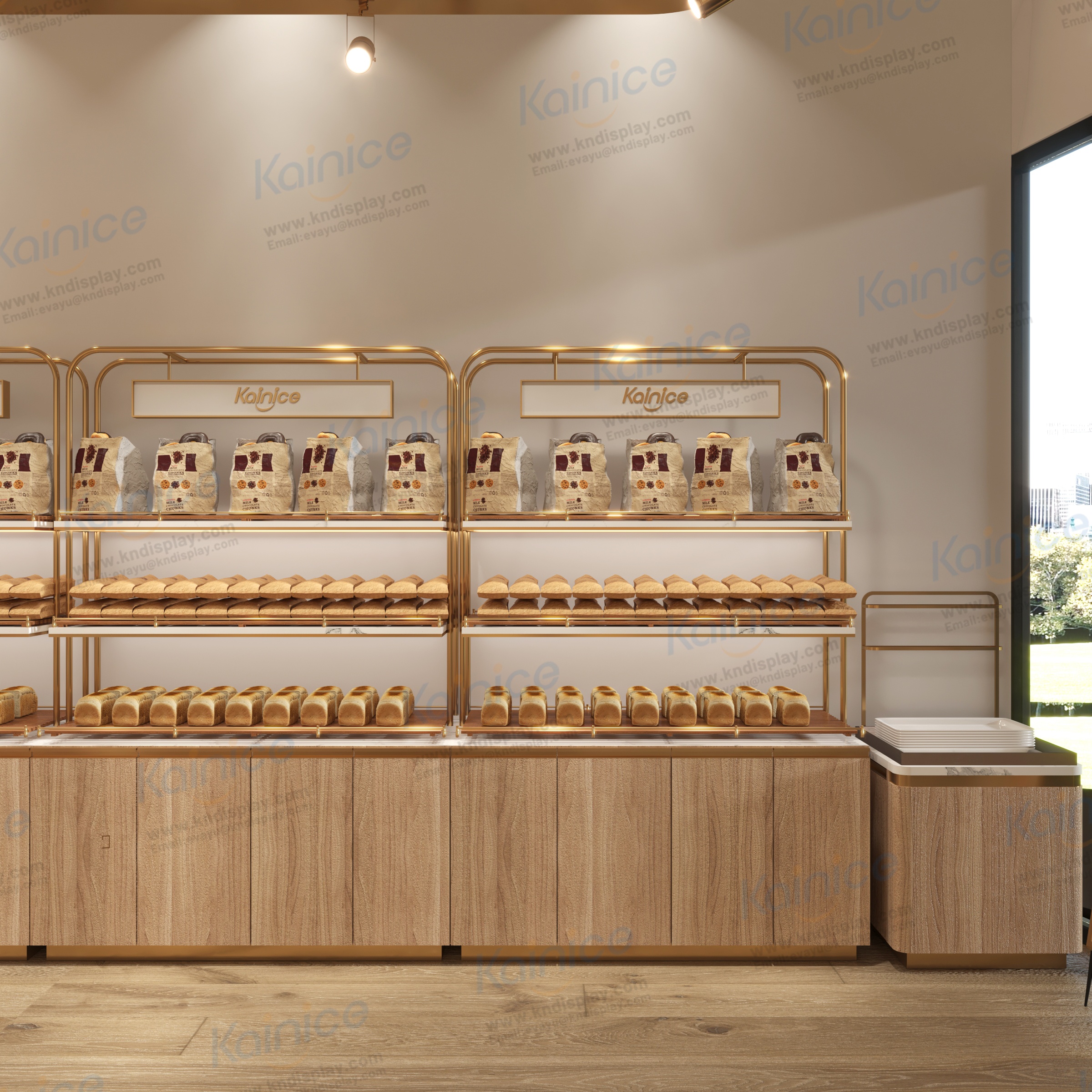 Quality Supplies for Business Buyers: Optimize with wooden buffet food rack